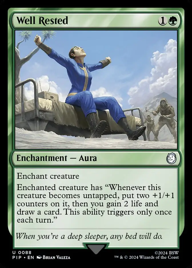 Well Rested • Enchantment — Aura (Fallout) - MTG Assist