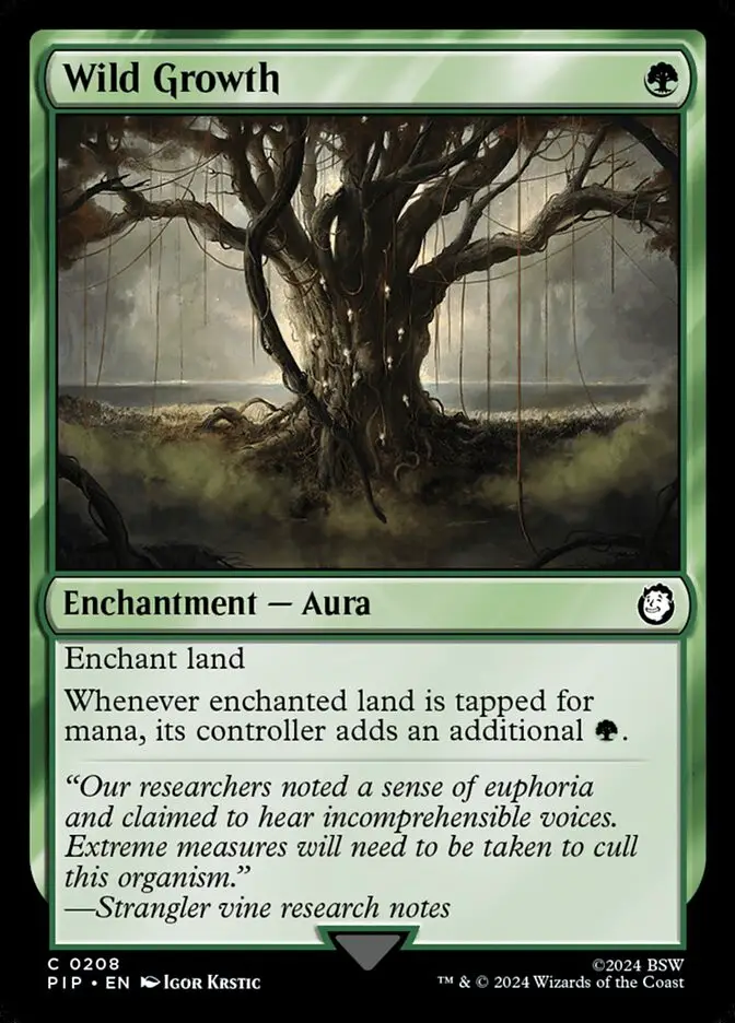 Wild Growth • Enchantment — Aura (Fallout) - MTG Assist