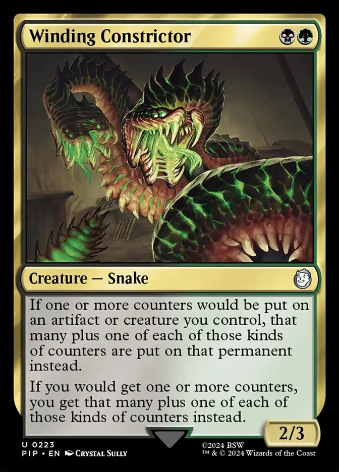 Winding Constrictor • Creature — Snake (Fallout) - MTG Assist
