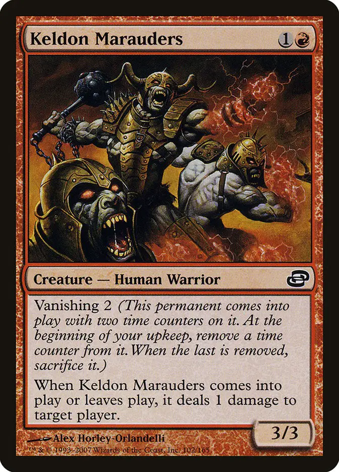 Keldon Marauders • Creature — Human Warrior (Planar Chaos) - MTG Assist