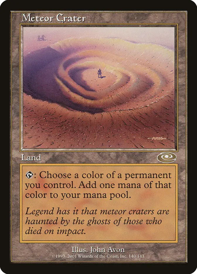 Meteor Crater • Land (Planeshift) - MTG Assist