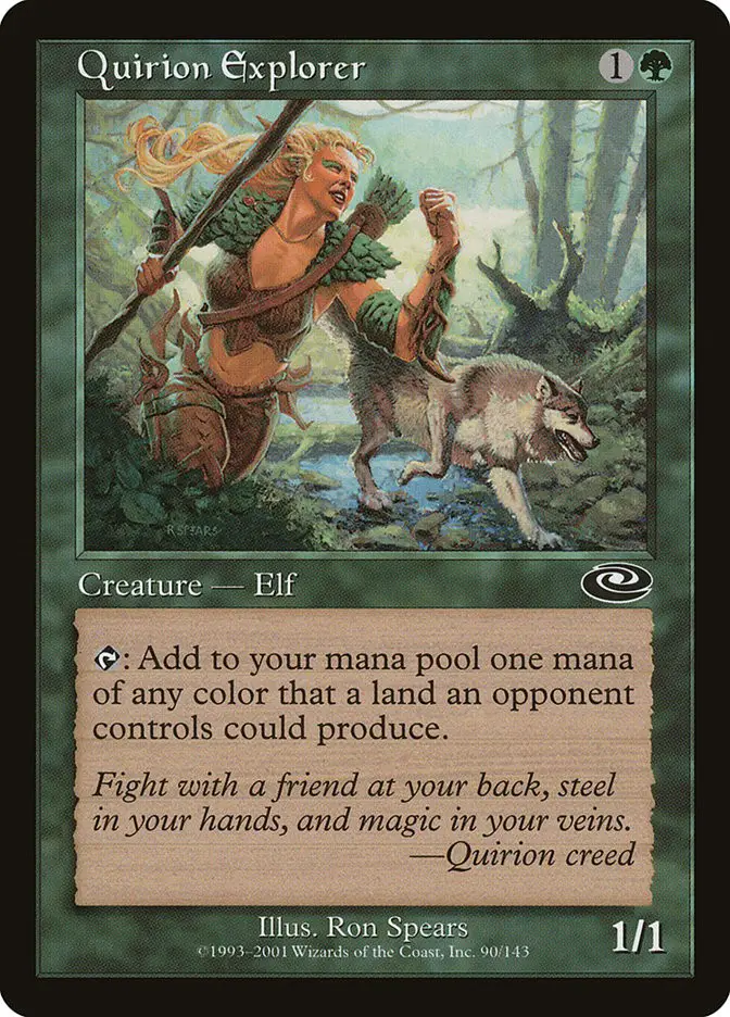 Quirion Explorer • Creature — Elf Druid Scout (Planeshift) - MTG Assist