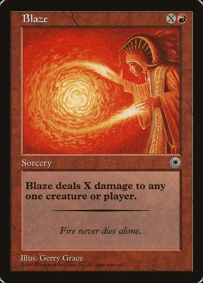 Blaze • Sorcery (Portal) - MTG Assist