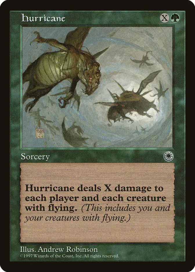 Hurricane • Sorcery (Portal) - MTG Assist