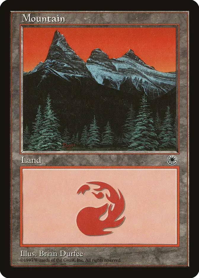 Mountain • Basic Land — Mountain (Portal) - MTG Assist