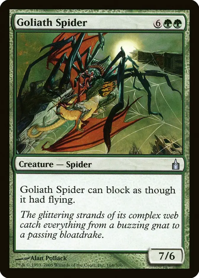 Goliath Spider • Creature — Spider (Ravnica: City of Guilds) - MTG Assist