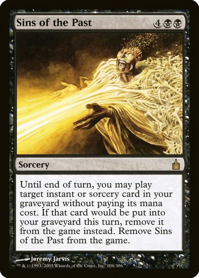 Sins of the Past • Sorcery (Ravnica: City of Guilds) - MTG Assist