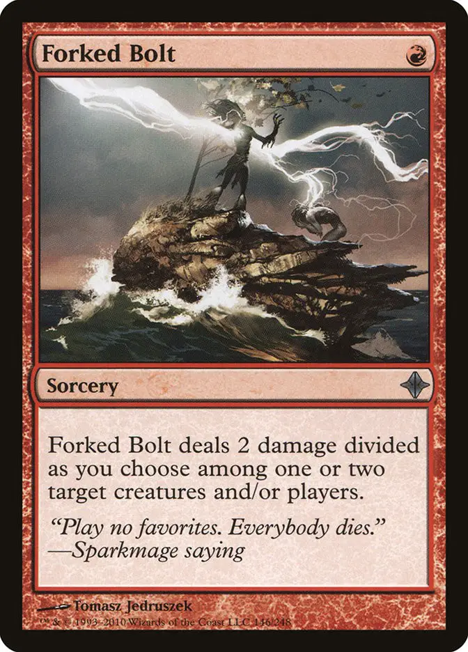 Forked Bolt • Sorcery (Rise of the Eldrazi) - MTG Assist