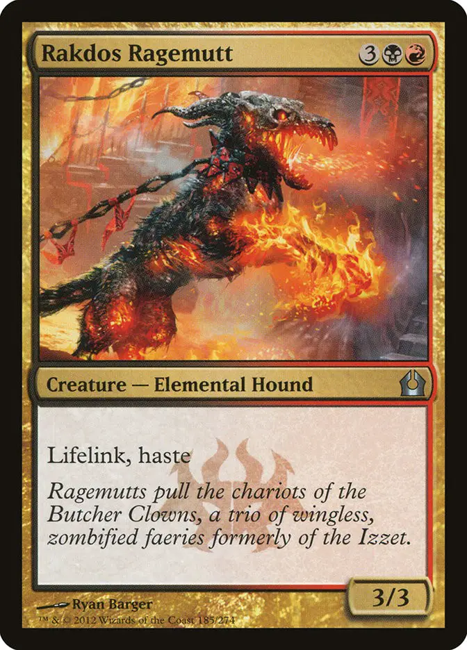 Rakdos Ragemutt • Creature — Elemental Dog (Return to Ravnica) - MTG Assist