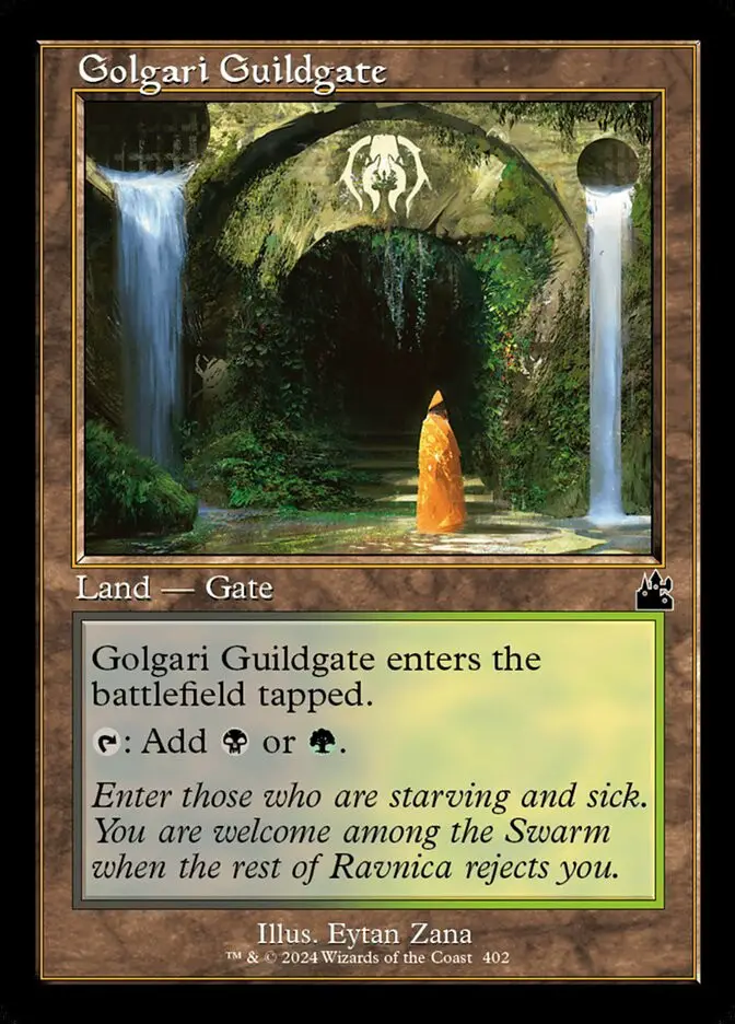 Golgari Guildgate • Land — Gate (Ravnica Remastered) - MTG Assist