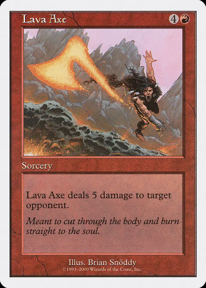 Lava Axe • Sorcery (Starter 2000) - MTG Assist