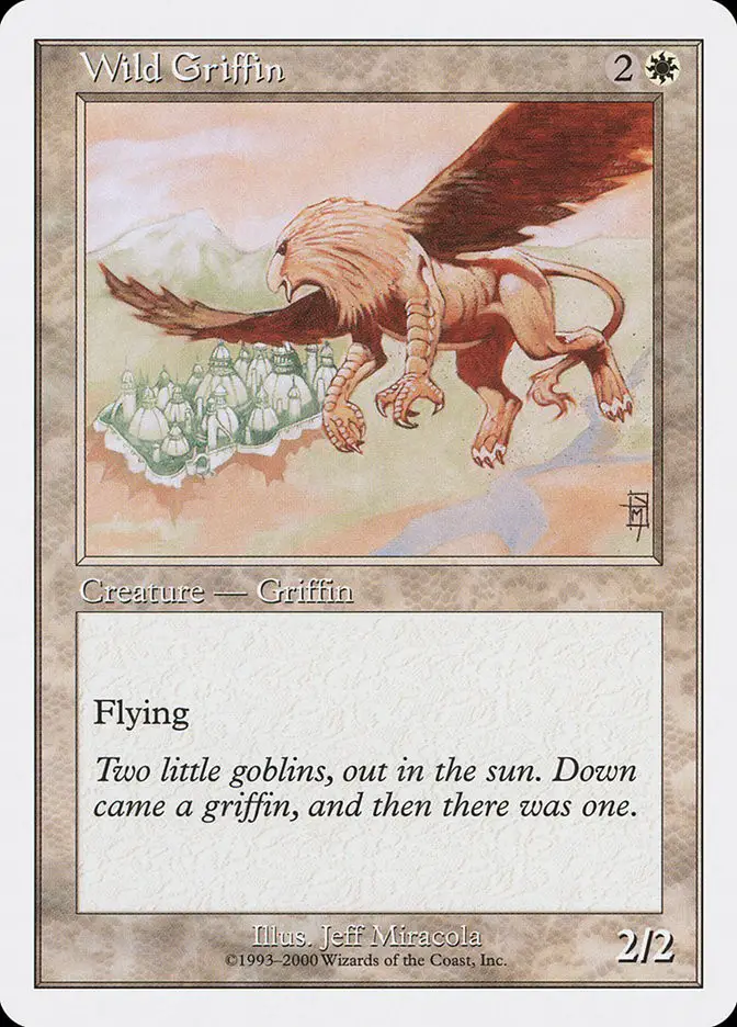 Wild Griffin • Creature — Griffin (Starter 2000) - MTG Assist