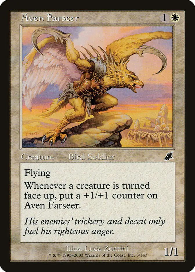 Aven Farseer • Creature — Bird Soldier (Scourge) - MTG Assist