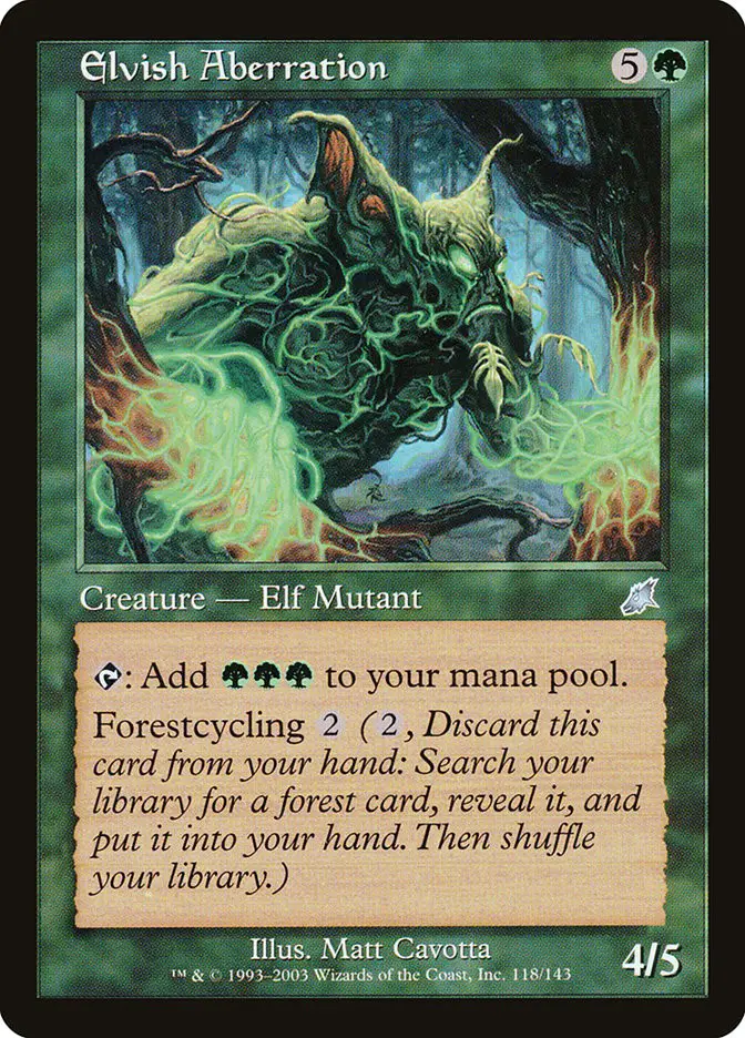 Elvish Aberration • Creature — Elf Mutant (Scourge) - MTG Assist