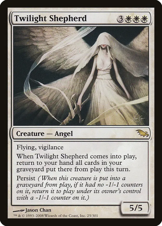 Twilight Shepherd • Creature — Angel (Shadowmoor) - MTG Assist