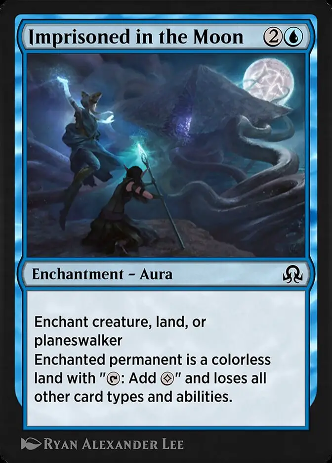 Imprisoned in the Moon • Enchantment — Aura (Shadows over Innistrad ...