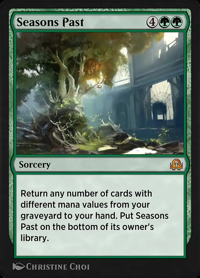 Seasons Past • Sorcery (Shadows over Innistrad Remastered) - MTG Assist