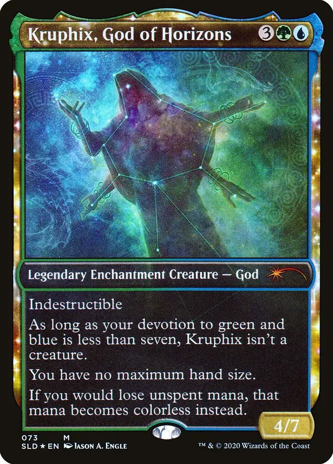 Kruphix, God of Horizons • Legendary Enchantment Creature — God (Secret ...