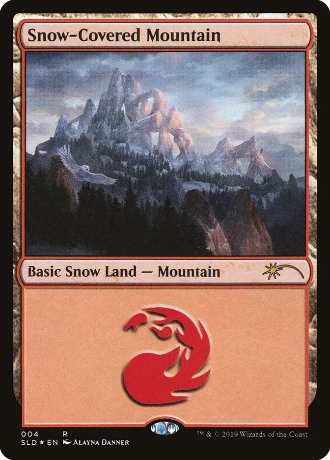 Snow-Covered Mountain • Basic Snow Land — Mountain (Secret Lair Drop ...