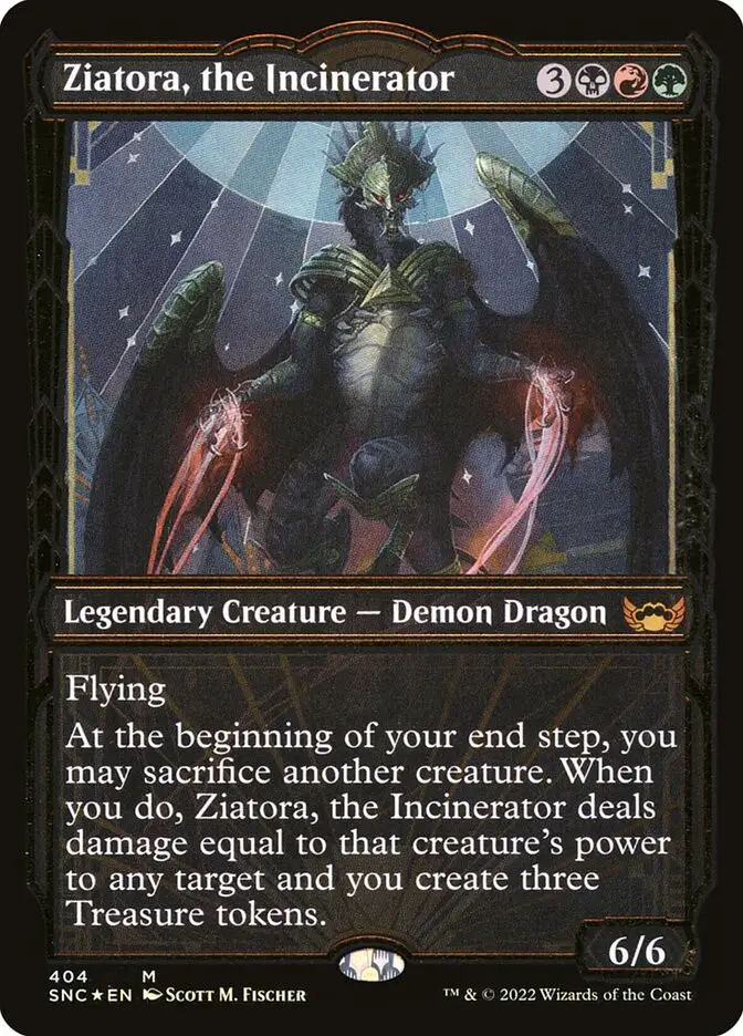 Ziatora, the Incinerator • Legendary Creature — Demon Dragon (Streets ...