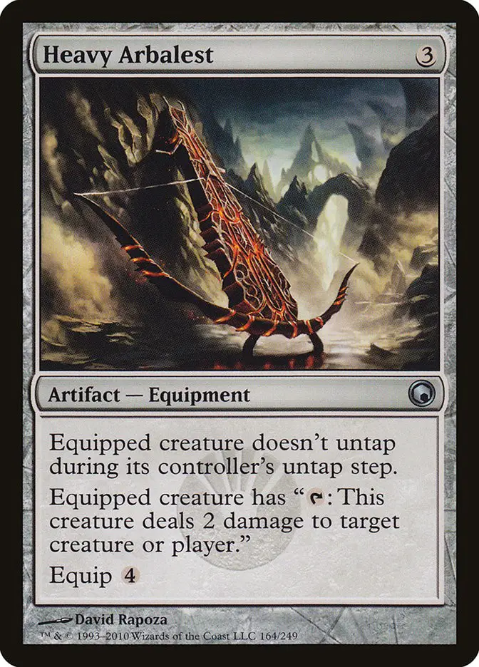 Heavy Arbalest • Artifact — Equipment (Scars of Mirrodin) - MTG Assist