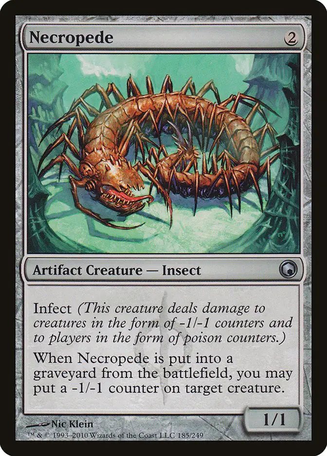 Necropede • Artifact Creature — Phyrexian Insect (Scars of Mirrodin ...