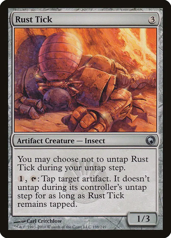 Rust Tick • Artifact Creature — Insect (Scars of Mirrodin) - MTG Assist