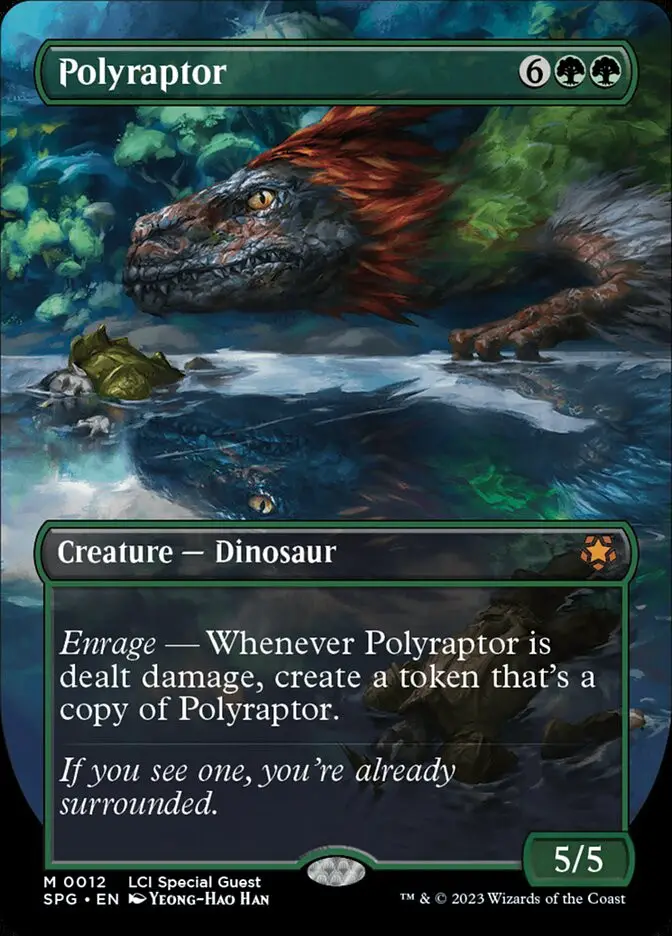 Polyraptor • Creature — Dinosaur (Special Guests) - MTG Assist