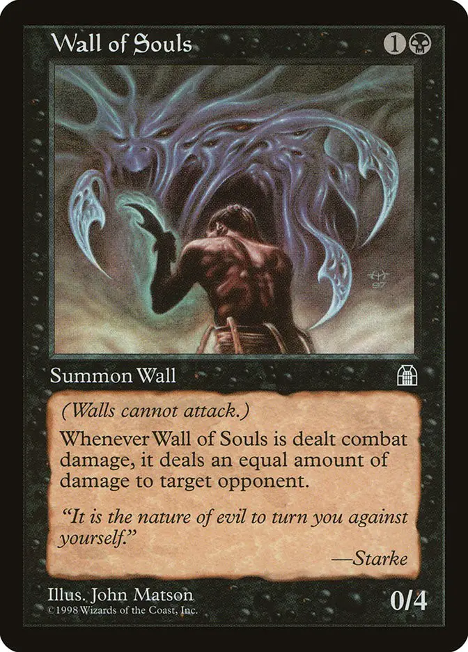 Wall of Souls • Creature — Wall (Stronghold) - MTG Assist