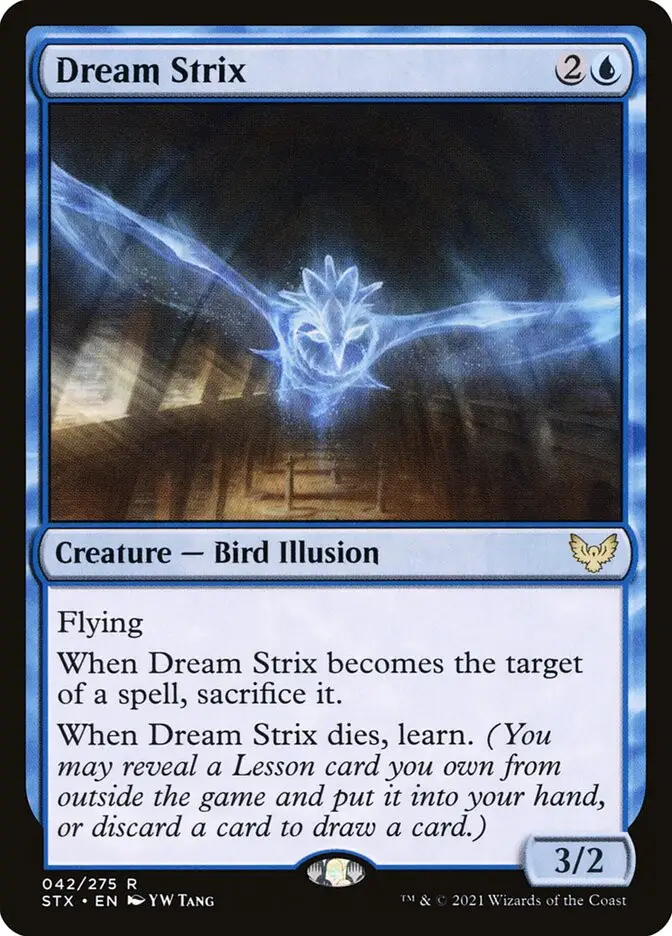 Dream Strix • Creature — Bird Illusion (Strixhaven: School of Mages ...
