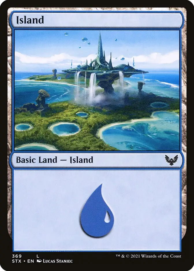 Island • Basic Land — Island (Strixhaven: School of Mages) - MTG Assist