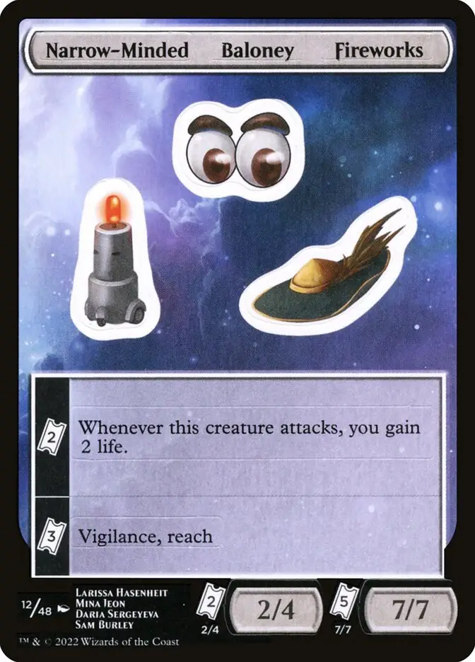 Narrow-Minded Baloney Fireworks • Stickers (Unfinity Sticker Sheets ...