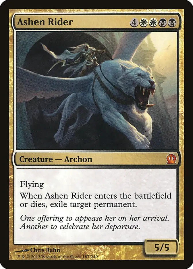 Ashen Rider • Creature — Archon (Theros) - MTG Assist