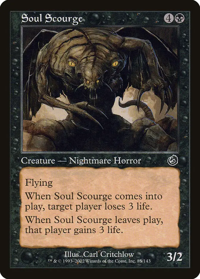 Soul Scourge • Creature — Nightmare Horror (Torment) - MTG Assist