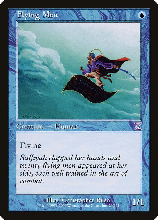 Flying Men • Creature — Human (Time Spiral Timeshifted) - MTG Assist