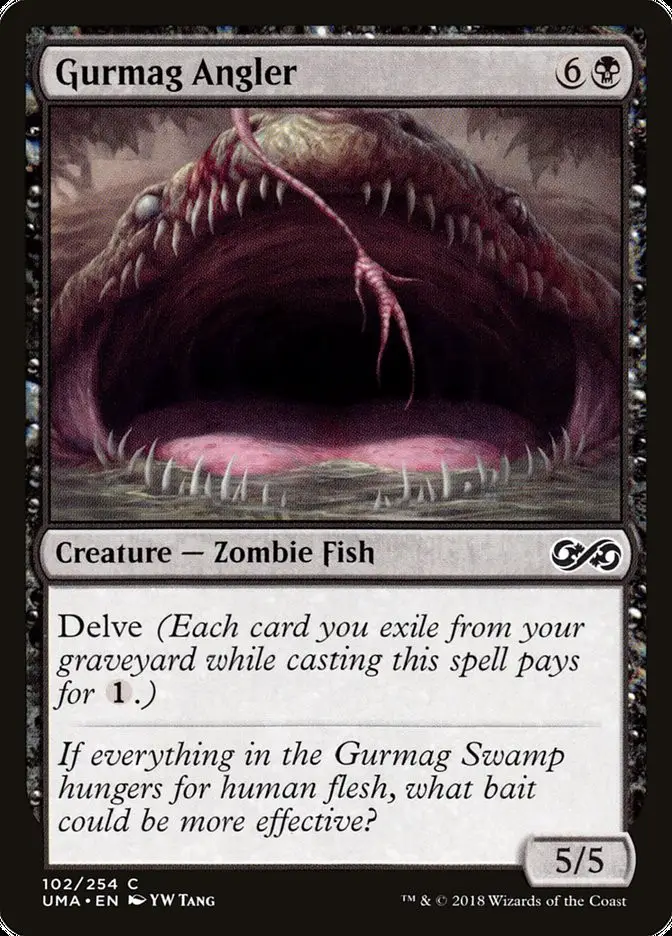 Gurmag Angler • Creature — Zombie Fish (Ultimate Masters) - MTG Assist