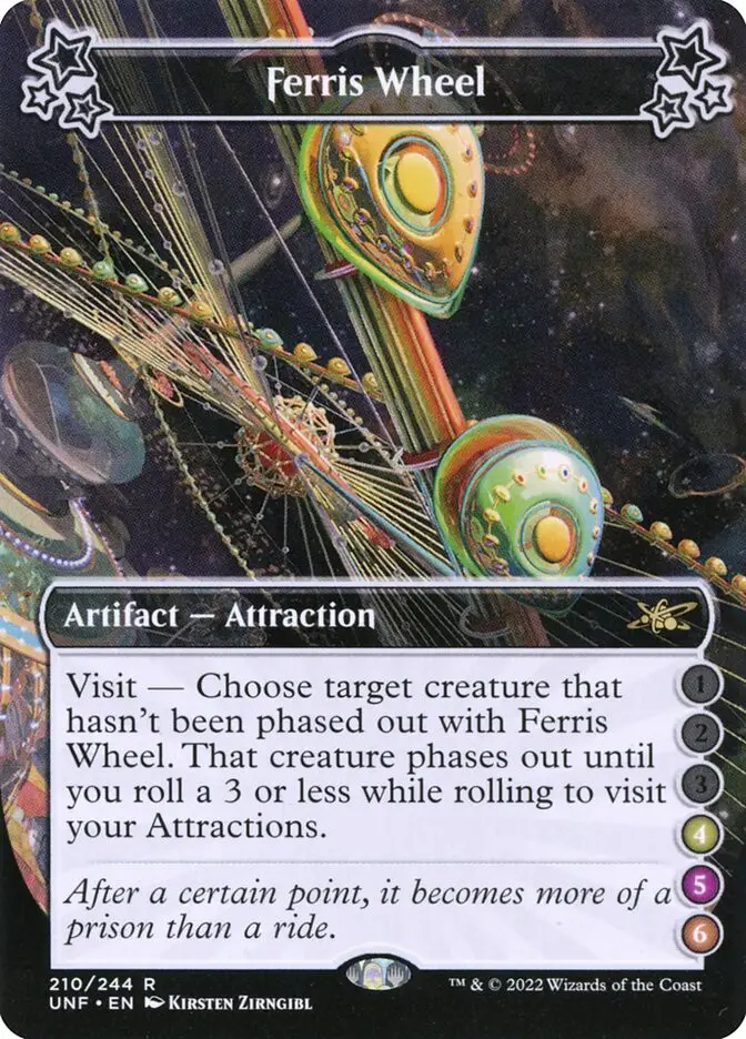 Ferris Wheel • Artifact — Attraction (Unfinity) - MTG Assist