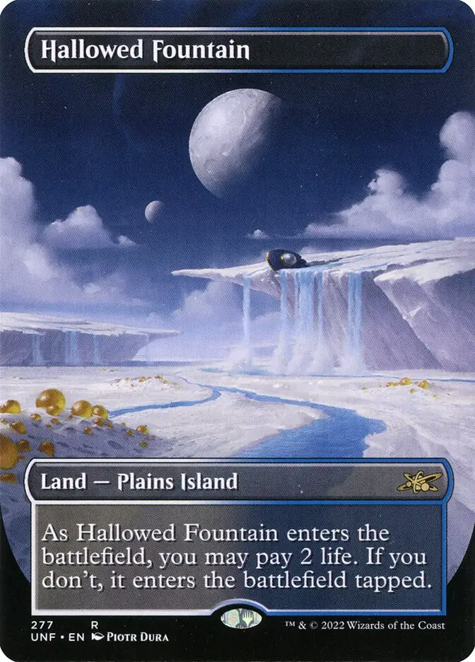 Hallowed Fountain • Land — Plains Island (Unfinity) - MTG Assist