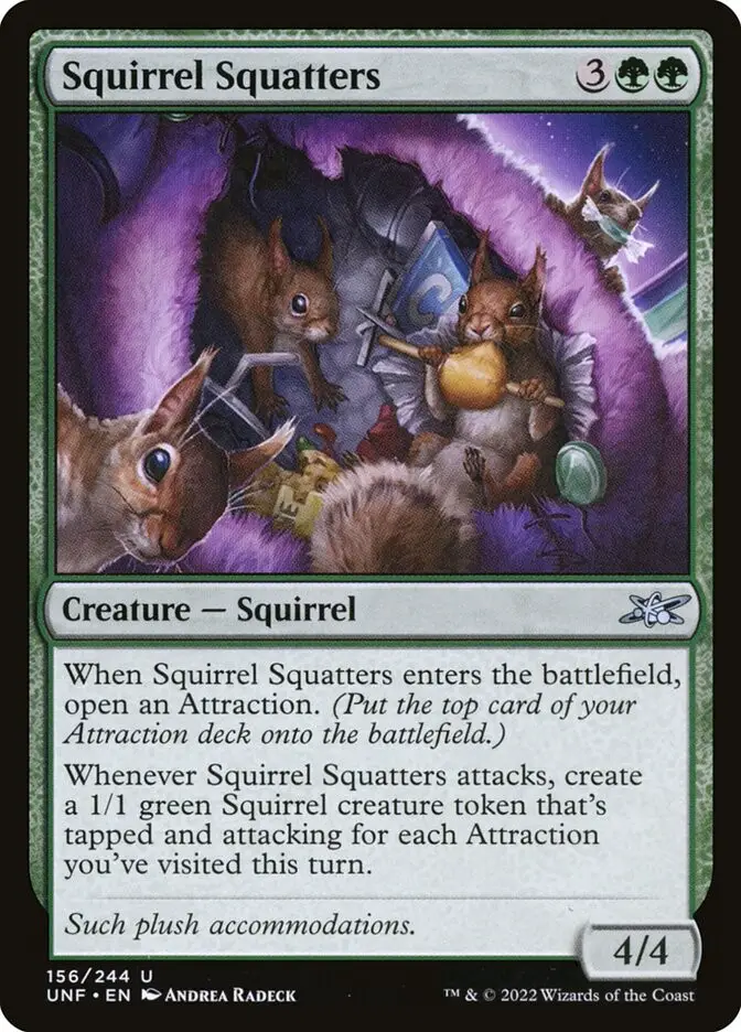 Squirrel Squatters • Creature — Squirrel (Unfinity) - MTG Assist