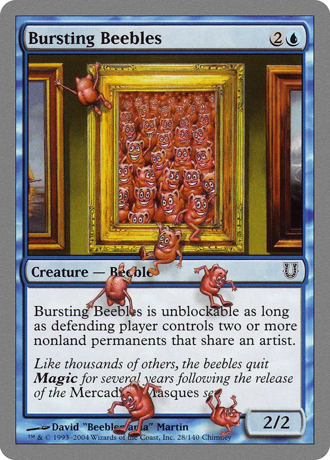 Bursting Beebles • Creature — Beeble (Unhinged) - MTG Assist