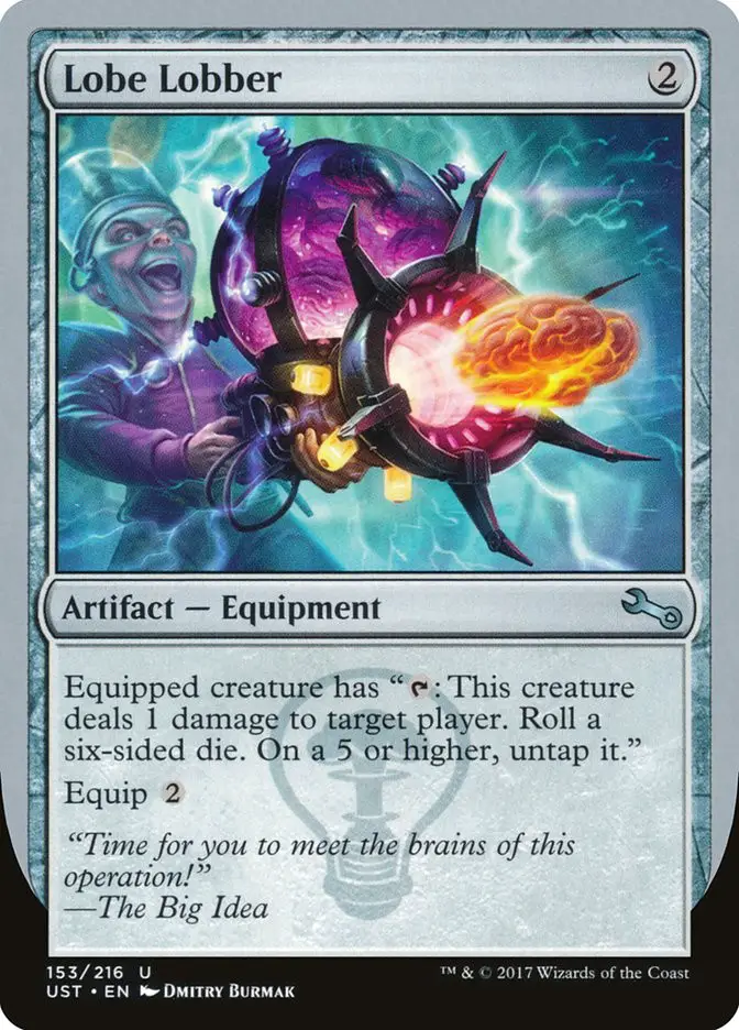 Lobe Lobber • Artifact — Equipment (Unstable) - MTG Assist