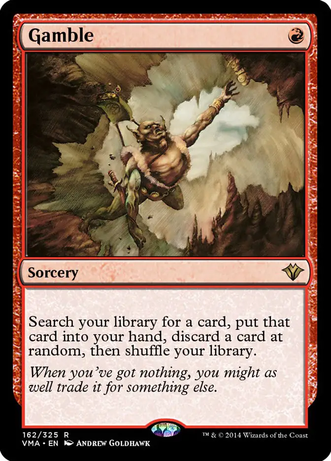 Gamble • Sorcery (Vintage Masters) - MTG Assist