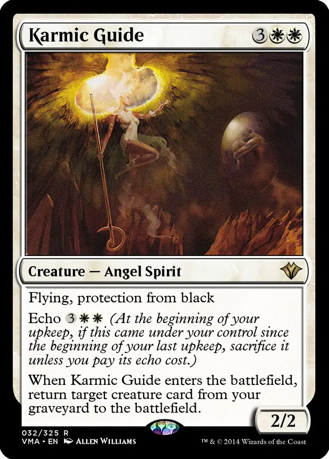 Karmic Guide • Creature — Angel Spirit (Vintage Masters) - MTG Assist