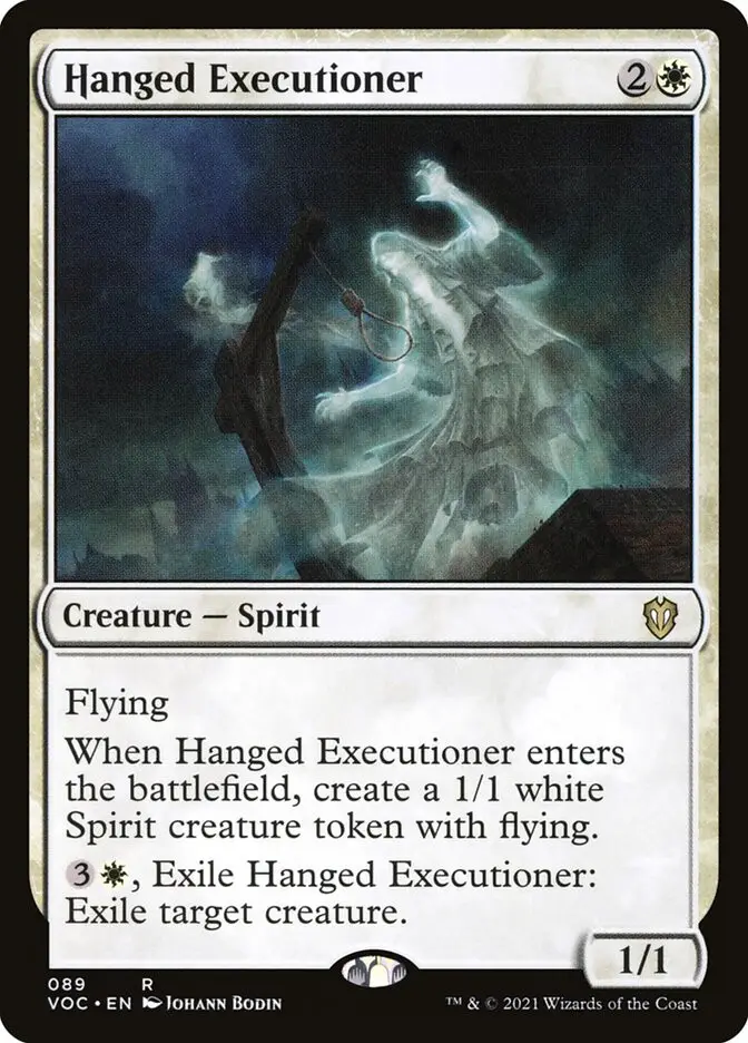 Hanged Executioner • Creature — Spirit (Crimson Vow Commander) - MTG Assist