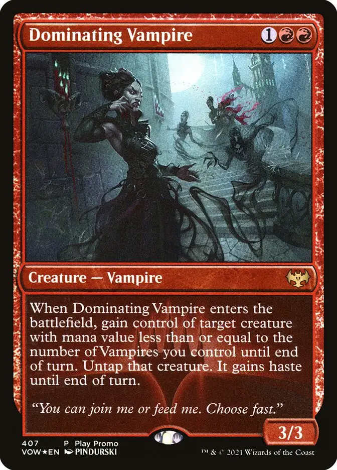 Dominating Vampire sets and printings - MTG Assist