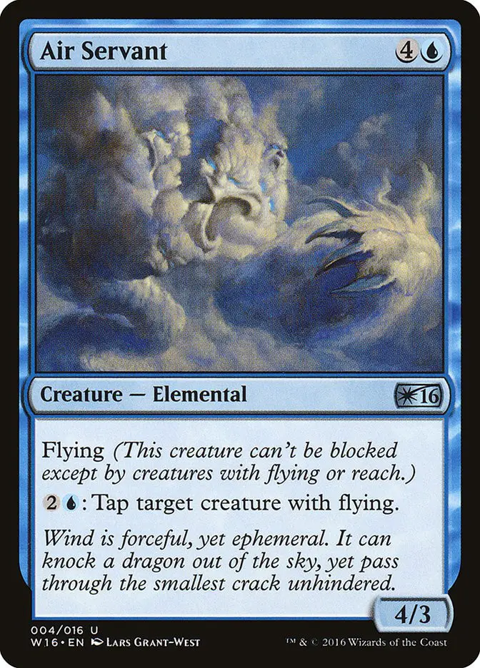 Air Servant • Creature — Elemental (Welcome Deck 2016) - MTG Assist