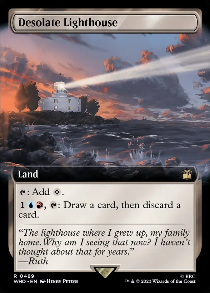 Desolate Lighthouse • Land (Doctor Who) - MTG Assist
