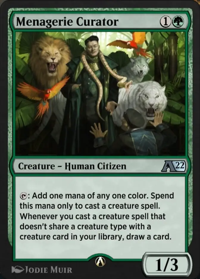 Menagerie Curator • Creature — Human Citizen (Alchemy: New Capenna ...